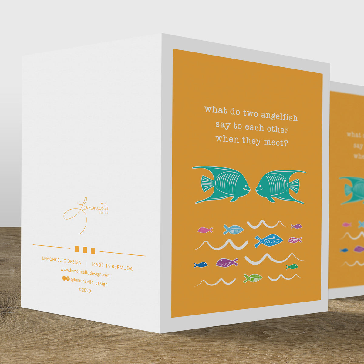 Angelfish Halo Card – Lemoncello Design
